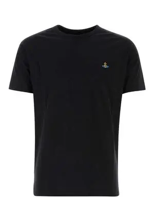 VIVIENNE WESTWOOD Classic T-shirt With Orb Graphic - Black