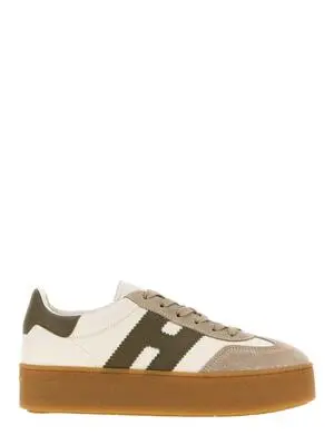Hogan HOGAN Leather And Suede Sneakers With Platform Sole Multicoloured