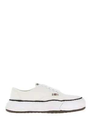 Mihara Yasuhiro Canvas Low Top Sneakers - White