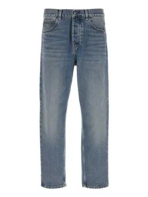 Carhartt Work In Progress Newel Pant In Organic Cotton Denim - Blue