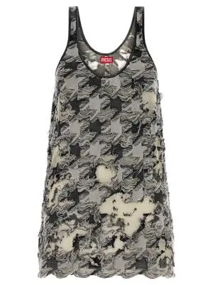 DIESEL® DIESEL Multicolor Cotton Blend Mini Dress