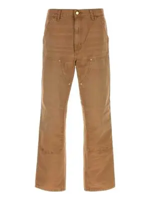Carhartt Work In Progress Organic Cotton Double Knee Work Pants - Camel