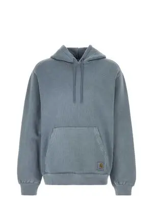 Carhartt Work In Progress Carhartt Torion Hooded Cotton Sweatshirt - Light Blue