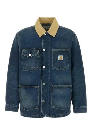 Carhartt Work In Progress Carpenter Denim Chore Jacket - Blue