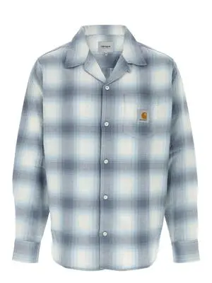 Carhartt Work In Progress Embroidered Long-sleeve Tyers Shirt In Cotton - Checked