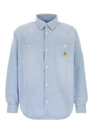 Carhartt Work In Progress Carpenter-inspired Denim Painter Shirt - Light Blue