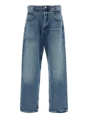 AGOLDE Straight-leg Denim Jeans - Light Blue