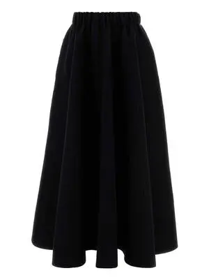 Extreme Cashmere Flannel Venus Skirt - Black