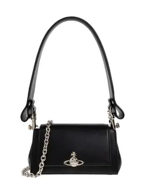 VIVIENNE WESTWOOD Mini Handbag With Iconic Detailing - Black