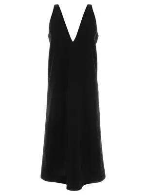 Co Cotton Mini Dress - Black
