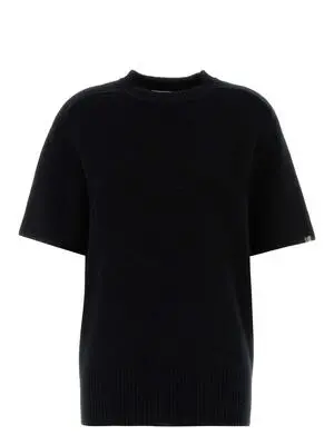Extreme Cashmere Scott Stretch Cashmere Blend Sweater - Black