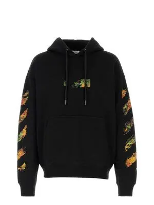 Off-White 100% Cotton Sweatshirt - Black