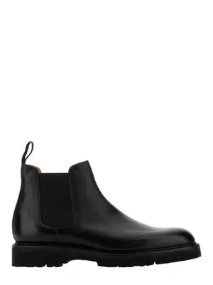 John Lobb Lawry Leather Chelsea Boots - Black