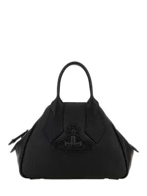 VIVIENNE WESTWOOD Leather Small Yasmine Mini Handbag - Black