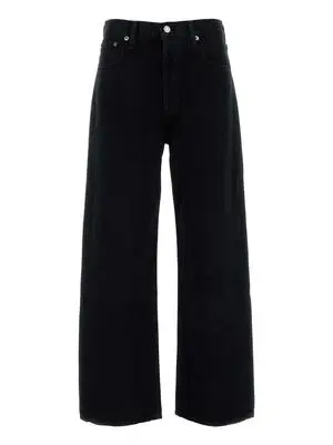 AGOLDE AGOLDE Crushed Denim Jeans Black