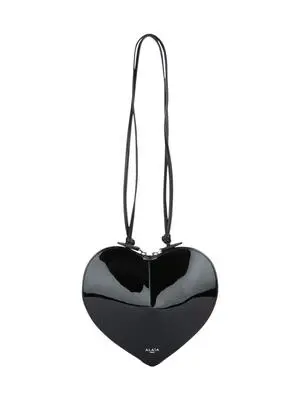 Alaïa ALAIA Heart Leather Handbag Noir
