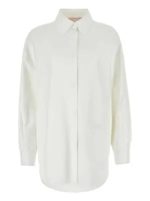 VALENTINO VALENTINO GARAVANI Oversize Cotton Blend Shirt