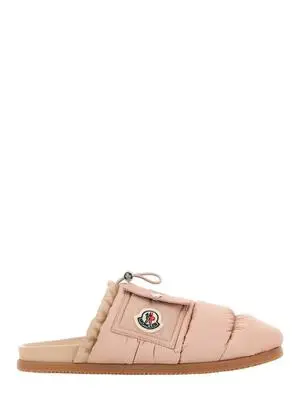 Moncler Pocket Fabric Slippers - Pink