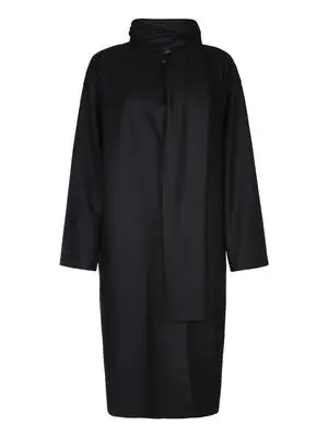 Harris Wharf London Cashmere-blend Scarf Jacket - Black