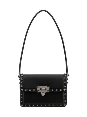 VALENTINO VALENTINO GARAVANI Rockstud Leather Shoulder Bag