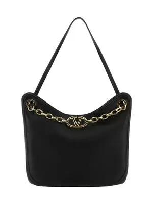 Valentino Garavani Vlogo Moon Shopping Handbag - Black