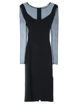 Elisabetta Franchi Longuette Tulle Evening Gown - Nero