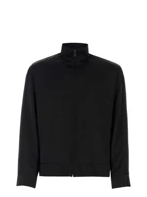 Valentino Garavani Satin Sweatshirt - Black