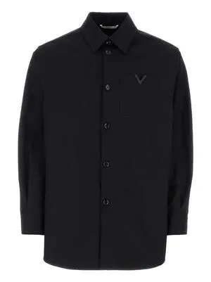 Valentino Garavani Stretch Cotton Shirt - Blue