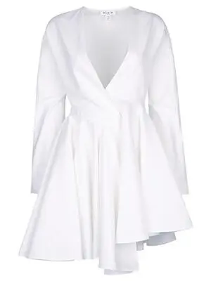 Alaïa Sculpted Evening Gown - Blanc