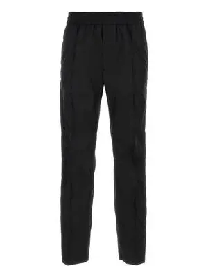 Valentino Garavani Iconographe Chino Pant In Nylon Toile - Black