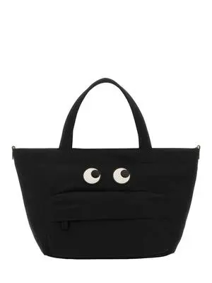 ANYA HINDMARCH Mini Eyes Nylon Bag - Black