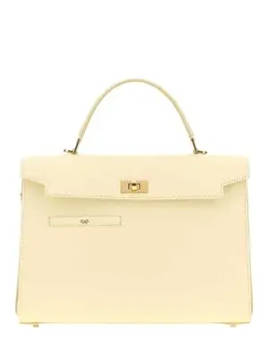 ANYA HINDMARCH Mortimer Leather Handbag - Yellow