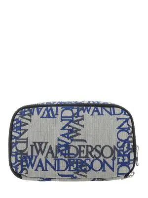 JW Anderson Embroidered Fabric Mini Beauty Case - Printed