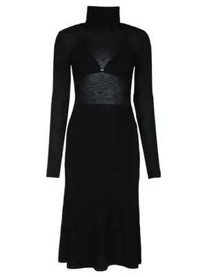 ELISABETTA FRANCHI ELISABETTA FRANCHI High-Neck Midi Gown