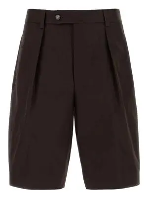 BOSS Cotton Bermuda Shorts - Black