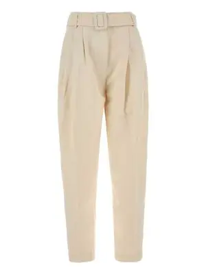 CO CO T-shirt Pant In Viscose-linen Blend