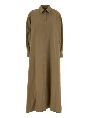 ARMARIUM ARMARIUM Stretch Poplin Oversize Shirt Dress