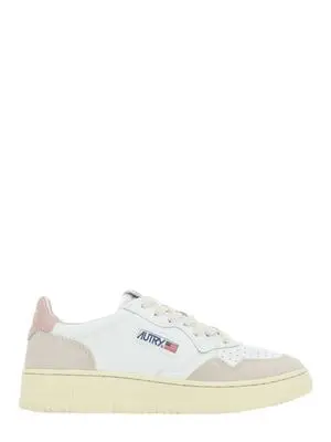 AUTRY AUTRY Medalist Two-Tone Leather & Suede Sneakers Multicoloured
