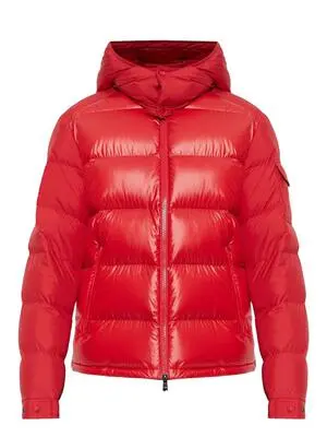 Moncler Moncler Maya Short Down Jacket With Hood Red