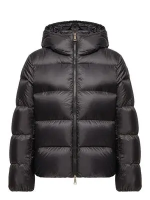 Moncler Feligule" Short Down Jacket With Hood - Black
