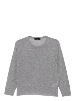 Fabiana Filippi Wool Crewneck Sweater - Grey