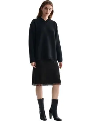 Veronica De Piante Elara Cashmere Sweater - Black