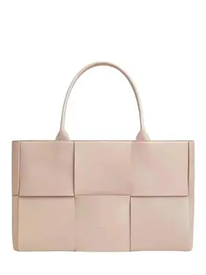 Bottega Veneta Arco Leather East-west Handbag Beige