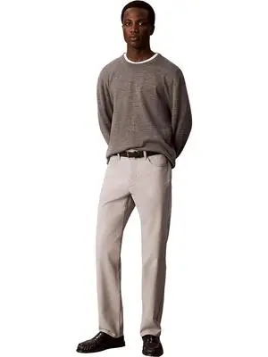 Calvin Klein Calvin Klein Straight Stretch 5-Pocket Pants Alloy
