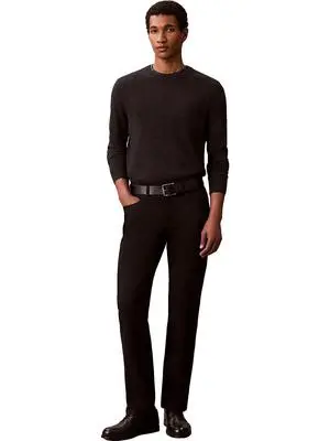Calvin Klein Calvin Klein Straight Stretch 5-Pocket Pants Black