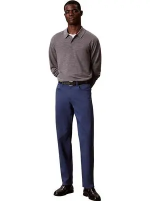 Calvin Klein Calvin Klein Straight Stretch 5-Pocket Pants Dark Denim