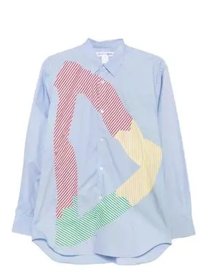 Comme Des Garçons Button-up Shirt - Blue
