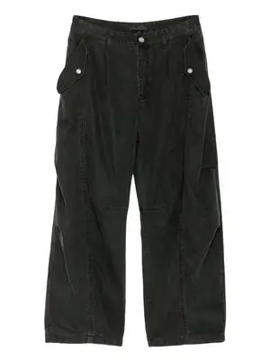 JUUN.J Logo Patch Jeans - Black
