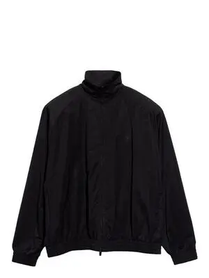 GUCCI Gucci Soft Technical Twill Zip Jacket With Crest Embroidery