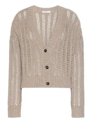 MAX MARA Max Mara Open-Knit Cashmere Cardigan